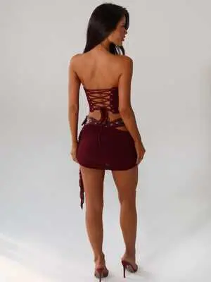 OUTCAST Desiree Mini Dress - Red