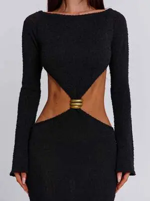 OUTCAST Tova Maxi Dress - Black