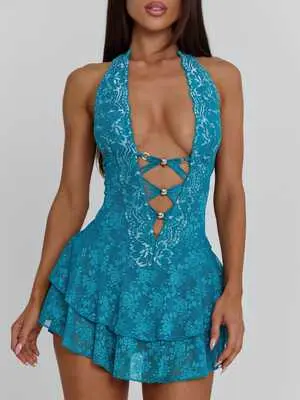 OUTCAST Jenna Mini Dress - Green