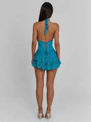 OUTCAST Jenna Mini Dress - Green