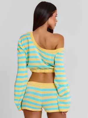 OUTCAST Hattie Striped Knit Top