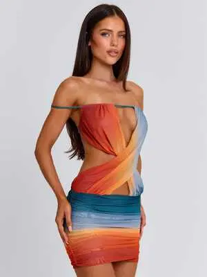 OUTCAST Regina Ombre Mini Dress