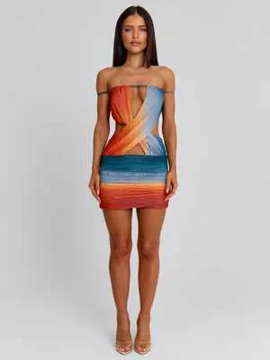 OUTCAST Regina Ombre Mini Dress