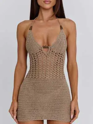 OUTCAST Eviana Mini Dress - Brown