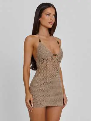 OUTCAST Eviana Mini Dress - Brown