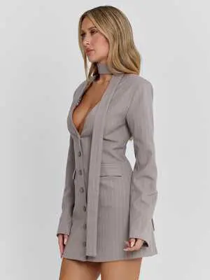 OUTCAST Rehnee Pinstripe Blazer Dress