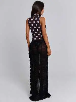 OUTCAST Maelis Polka Dot Maxi Dress