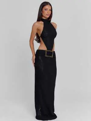 OUTCAST Albinae Maxi Dress - Black