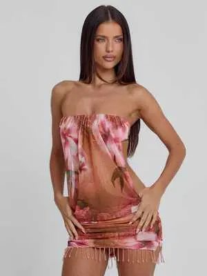 OUTCAST Zelina Mini Dress - Print