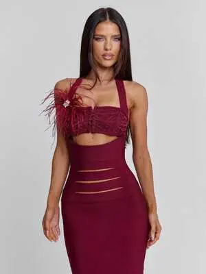 OUTCAST Lunabelle Midi Dress