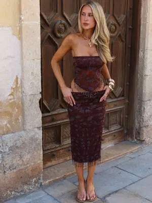 OUTCAST Melinae Midi Skirt