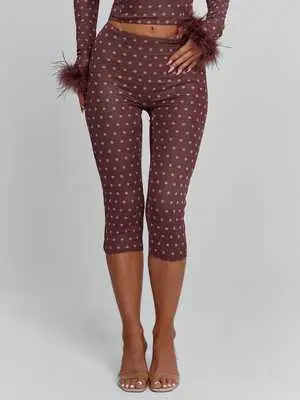 OUTCAST Mahria Polka Dot Capri