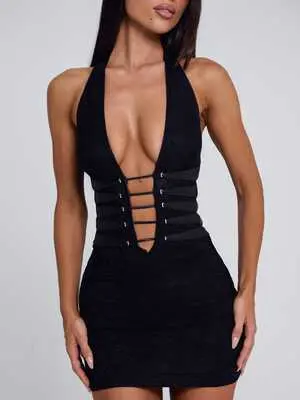 OUTCAST Sawyer Mini Dress - Black