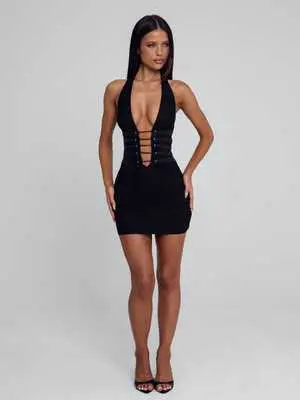 OUTCAST Sawyer Mini Dress - Black