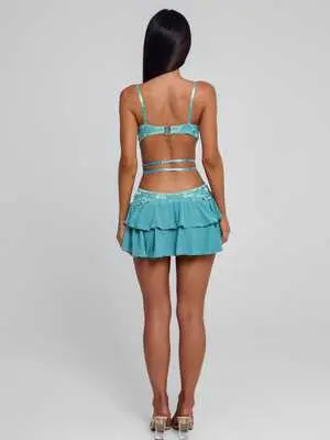 OUTCAST Santana Mini Dress - Blue