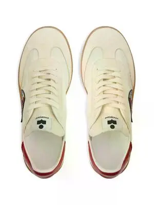 Isabel Marant Étoile Kaycee Love-patch Sneakers - Neutrals