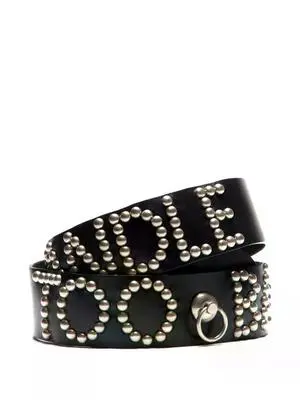 DOUBLET Studded Embellishment Belt - Black