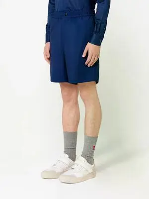 AMI Paris Straight-leg Wool Shorts