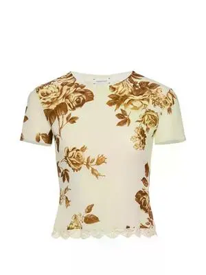 Magda Butrym Floral Lace T-shirt