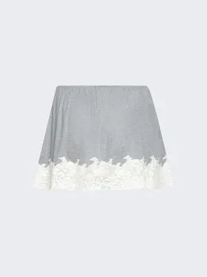 Miu Miu Jersey Seta Mini Skirt