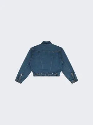 ENTIRE STUDIOS Shrunken Denim Trucker Jacket - B