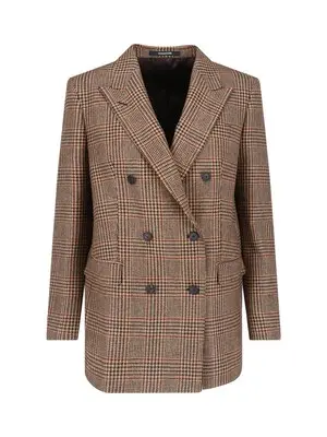 Tagliatore J-jasmine Double-breasted Blazer - Brown