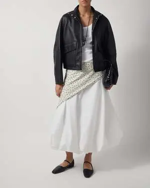 BY MALENE BIRGER Suzanne Leather Jacket - Black