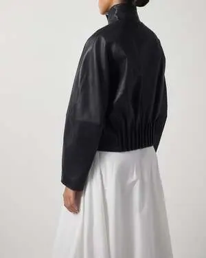 BY MALENE BIRGER Suzanne Leather Jacket - Black
