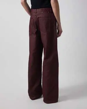 GOLDEN GOOSE Journey Melody Boyfriend Denim - Bordeaux