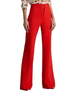 Alice + Olivia Andrew Bootcut Pants - Chili Pepper