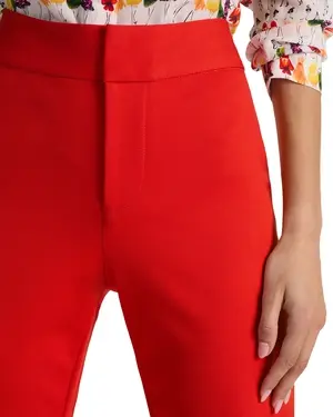 Alice + Olivia Andrew Bootcut Pants - Chili Pepper