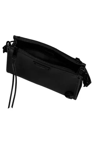 Rebecca Minkoff Small Mab Leather Crossbody Bag - Black