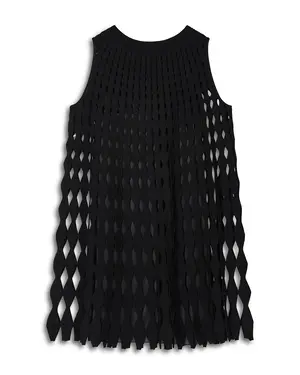 Emporio Armani Perforated Shift Dress