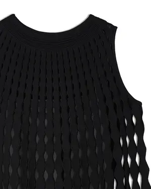 Emporio Armani Perforated Shift Dress