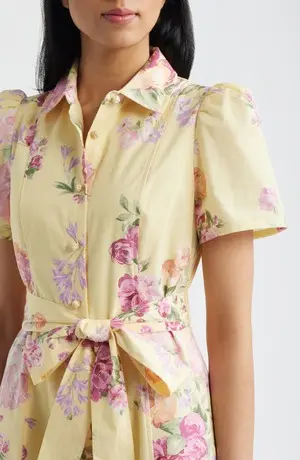 Anne Klein Floral Shirtdress