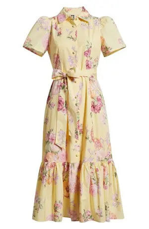 Anne Klein Floral Shirtdress