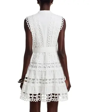 LAYERED WITH LOVE Aubrey Tie Front Shirtdress