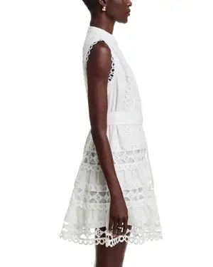 LAYERED WITH LOVE Aubrey Tie Front Shirtdress