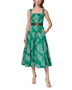 Donna Karan New York Square Neck Day Dresses