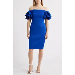 Ruffle Sleeves Dresses