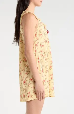 REFORMATION Holly Floral Print Sleep Dress - Wistful
