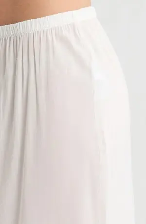 REFORMATION Paloma Relaxed Fit Organic Cotton Blend Pajamas - Ivory