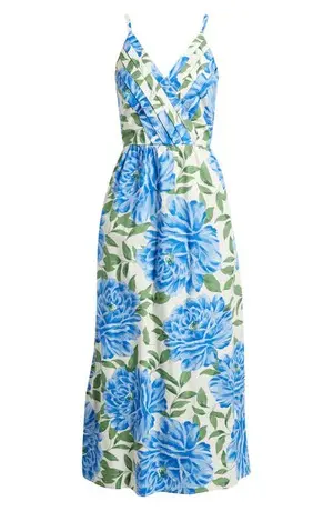 CECE DUPRAZ Floral Cotton Midi Dress