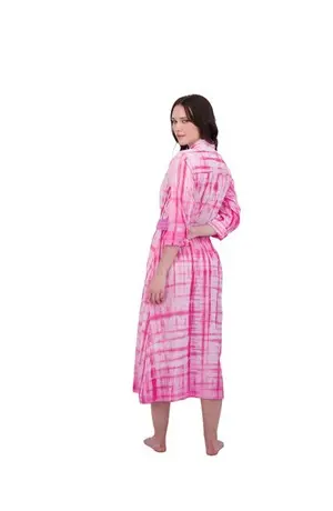 MER ST. BARTH Anais Button Front Shirtdress