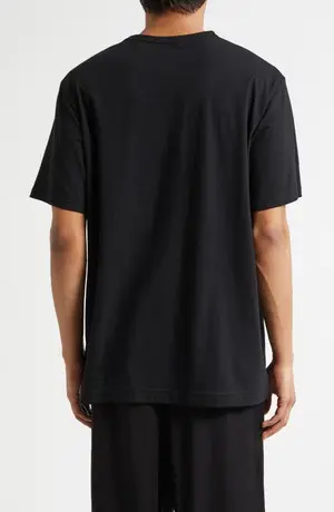 Yohji Yamamoto Graphic T-shirt - Black