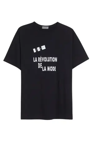 Yohji Yamamoto Graphic T-shirt - Black