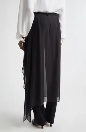 Michael Kors Veiled Stretch Virgin Wool Trousers