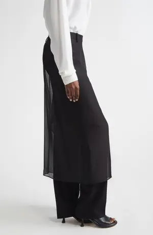 Michael Kors Veiled Stretch Virgin Wool Trousers