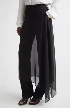 Michael Kors Veiled Stretch Virgin Wool Trousers