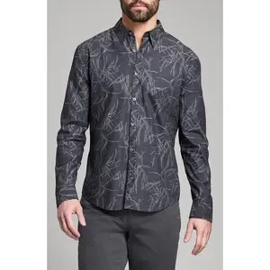 Billy Reid Mélange Reeds Wilson Button-up Shirt